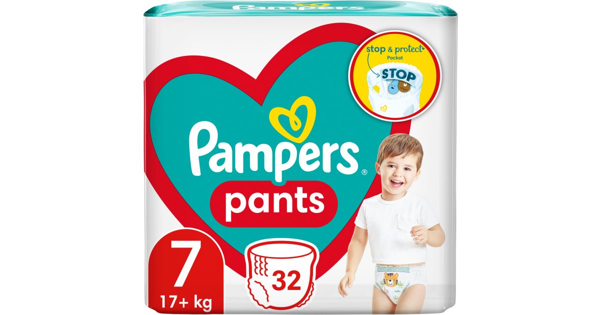 Pampers Pants Size 7 scutece de unică folosință tip chiloțel | Notino.ro
