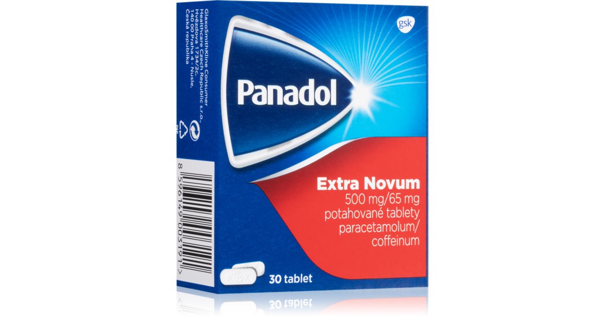 Panadol Panadol Extra Novum 500mg/65mg potahované tablety ke snížení ...