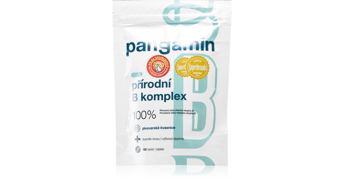 Pangamin Přírodní B komplex tablety na udržanie energie a kognitívnej ...