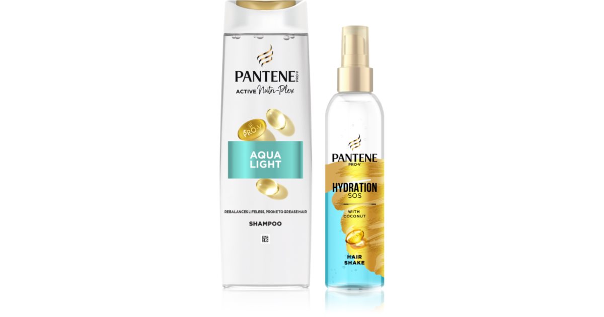 Pantene Pro-V Active Nutri Plex Aqua Light hair hydration bundle ...