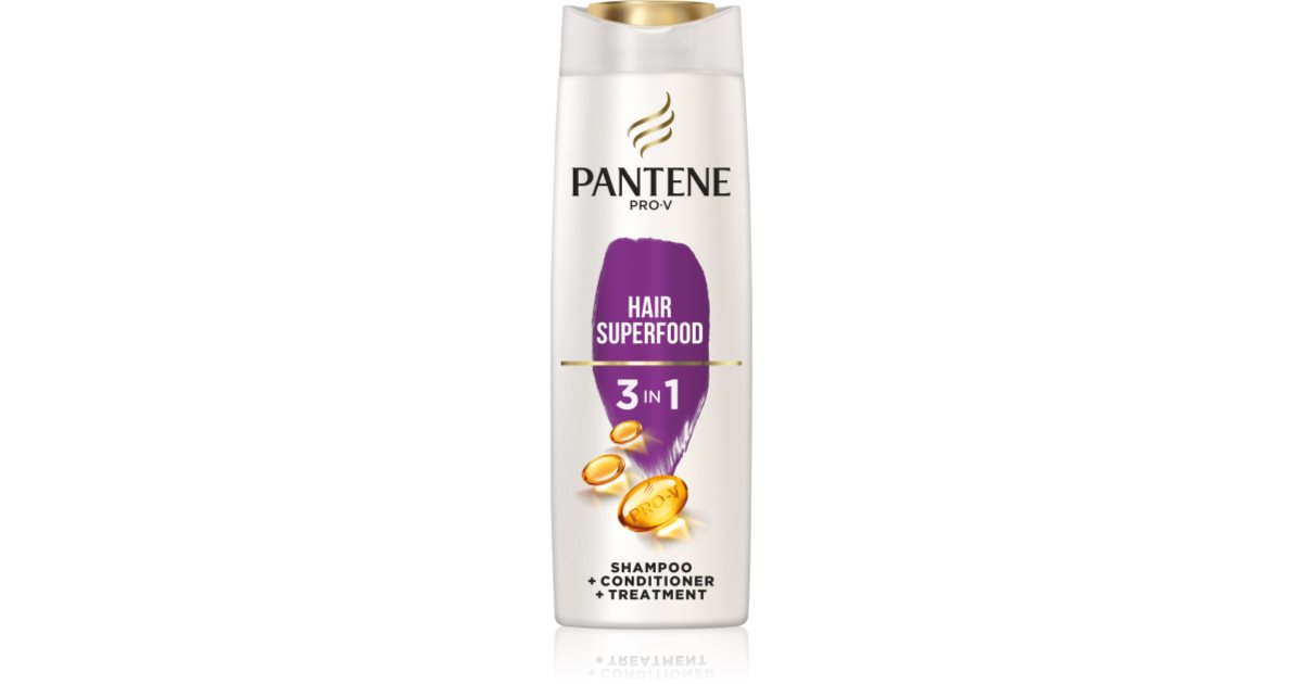 Pantene Hair Superfood Full & Strong champô 3 em 1 | notino.pt