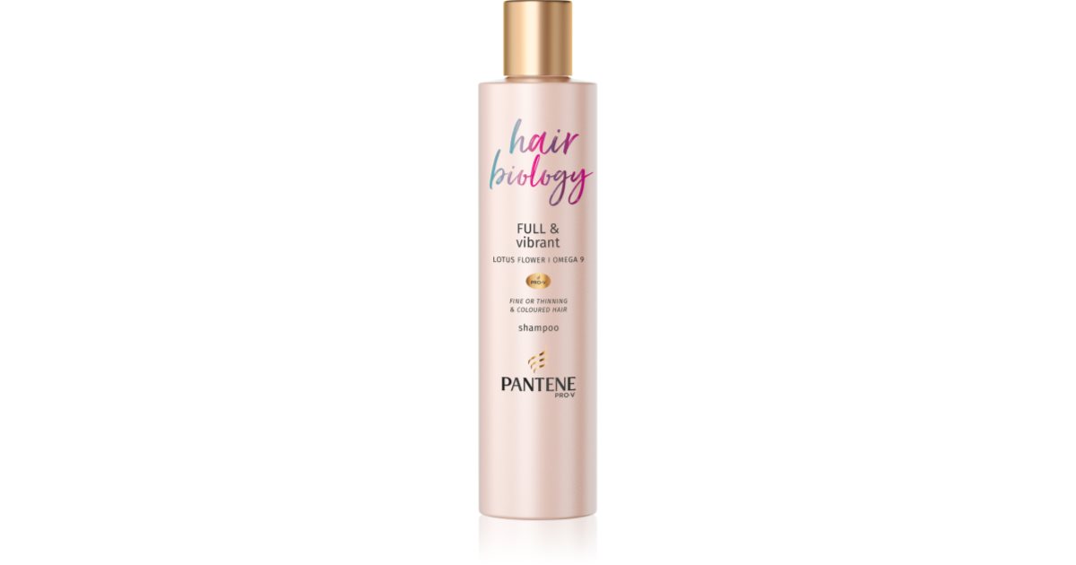 Pantene Hair Biology Full Vibrant cleansing and nourishing shampoo for weak hair notino