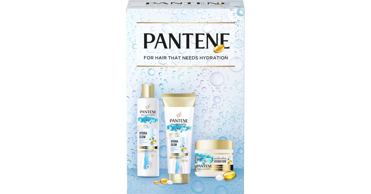 Pantene Pro-V Miracles Hydra Glow Gift Set coffret cadeau pour cheveux secs et abîmés | notino.be