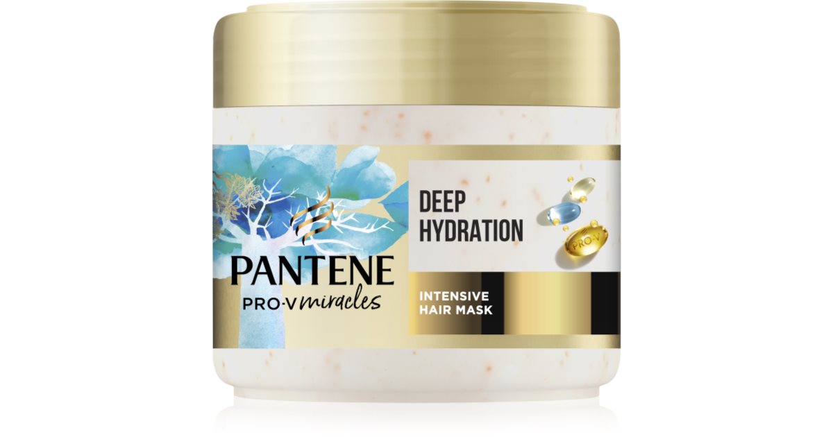 Pantene Pro-V Miracles Hydra Glow masque hydratant et nourrissant intense pour cheveux secs et ...