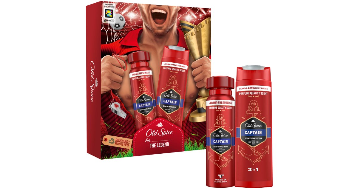 Old Spice Captain For The Legend gift set for men | notino.co.uk
