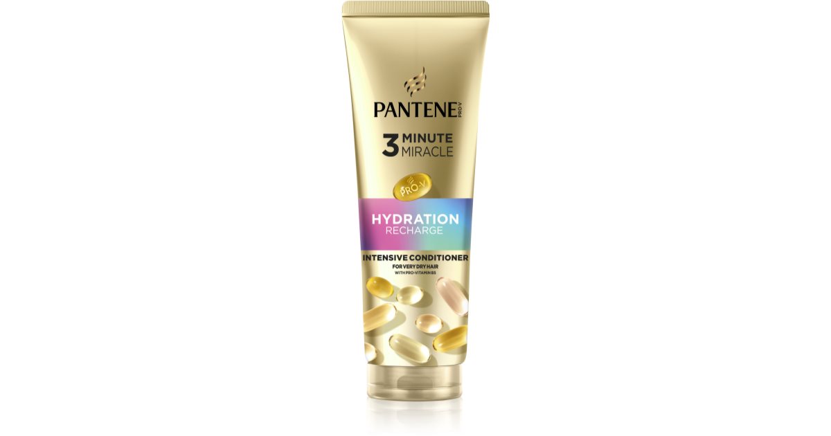 Pantene 3 Minute Miracle Hydration Recharge condicionador intensivo ...