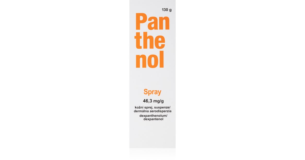 Panthenol Panthenol Spray 46,3 mg/g sprej na léčbu poranění kůže ...
