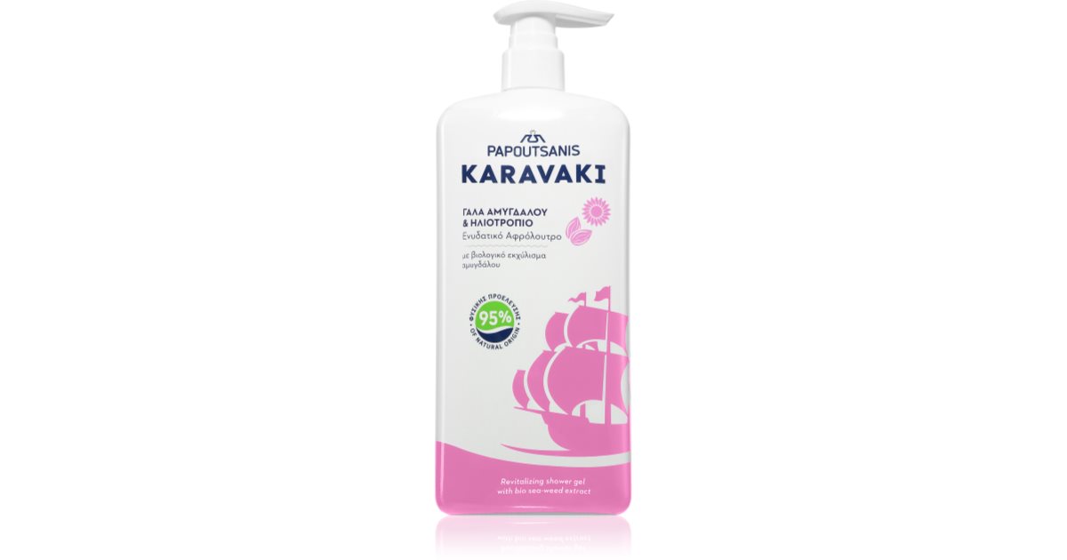 PAPOUTSANIS Karavaki Almond Milk & Sunflower gel de douche | notino.fr