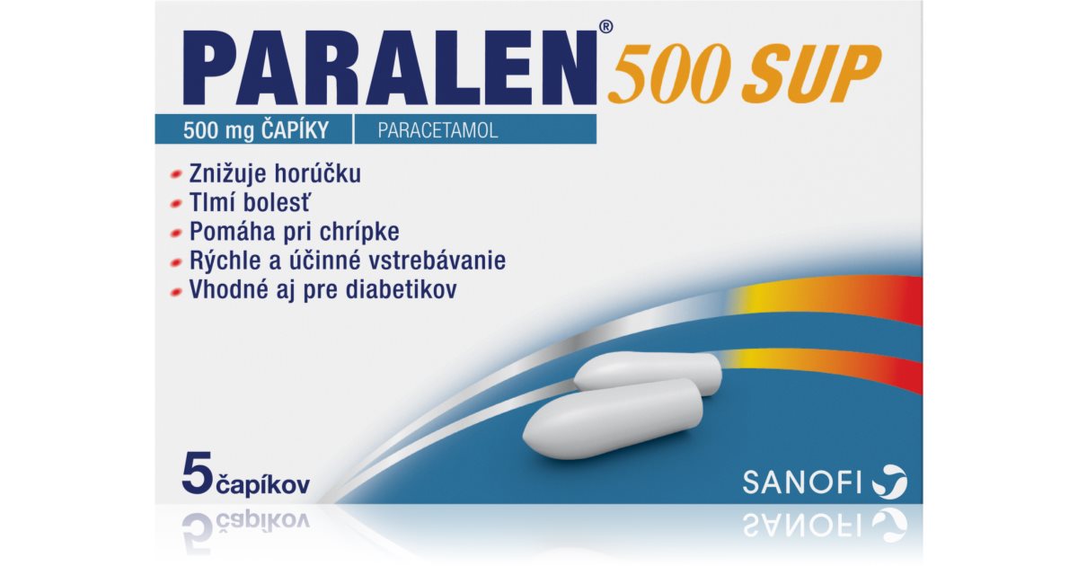 Paralen 500 mg SUP čapíky | notino.sk
