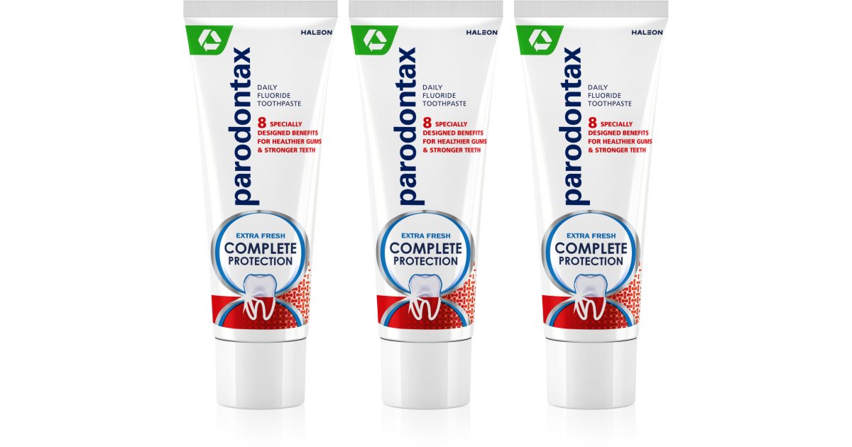 Parodontax Complete Protection Extra Fresh dentífrico com flúor para ...