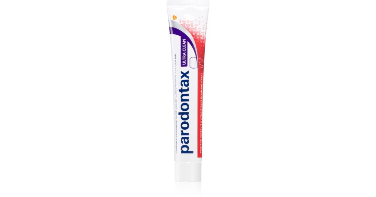 Parodontax Ultra Clean toothpaste against gum bleeding and periodontal ...
