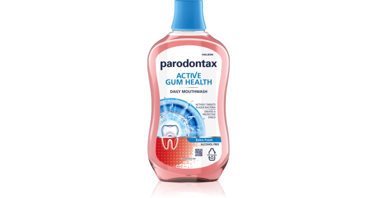 Parodontax Daily Gum Care Extra Fresh mouthwash for healthy teeth and ...
