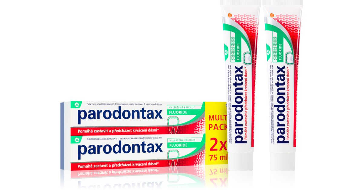Parodontax Fluoride dentifrice contre les saignements de gencives ...