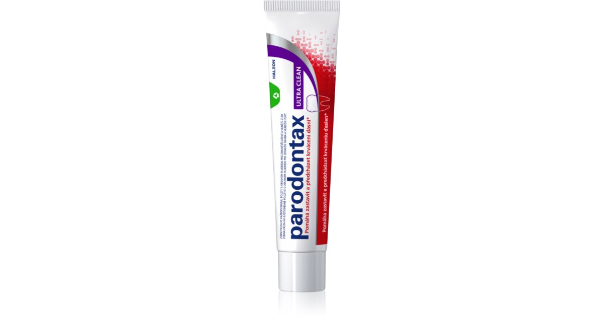 Parodontax Ultra Clean toothpaste against gum bleeding and periodontal ...