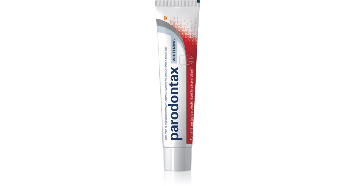 Parodontax Whitening Balinoša zobu pasta asiņojošu smaganu kopšanai ...