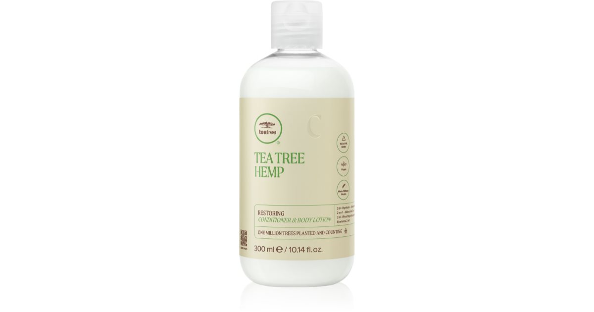 Paul Mitchell Tea Tree Hemp Restoring Conditioner & Body Lotion ...
