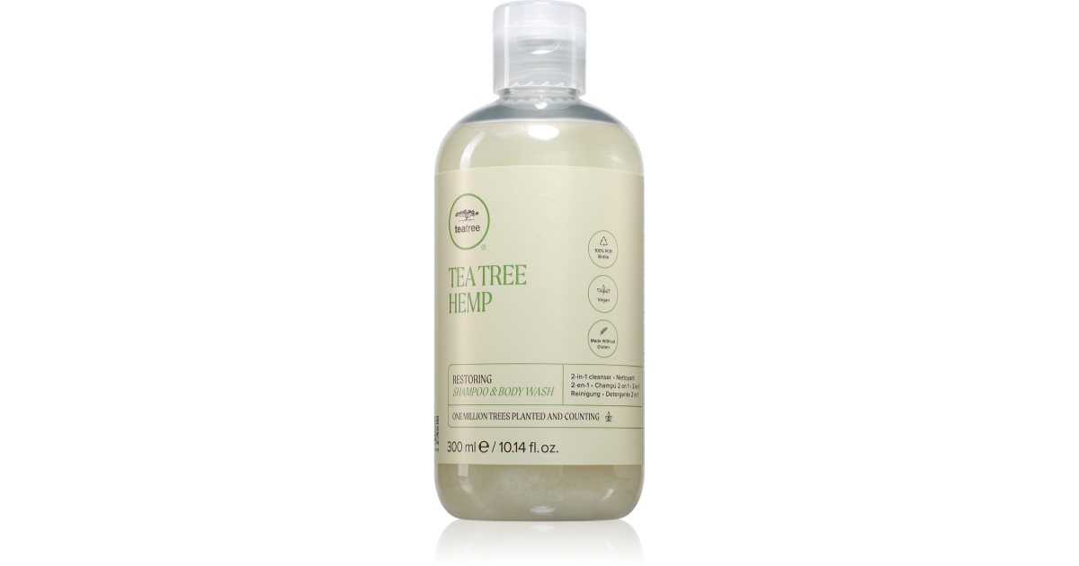 Paul Mitchell Tea Tree Hemp Restoring Shampoo & Body Wash šampon a ...