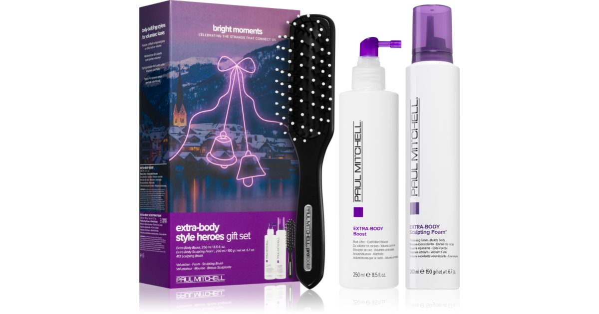 Paul Mitchell ExtraBody Style Heroes dárková sada (pro objem od kořínků ...