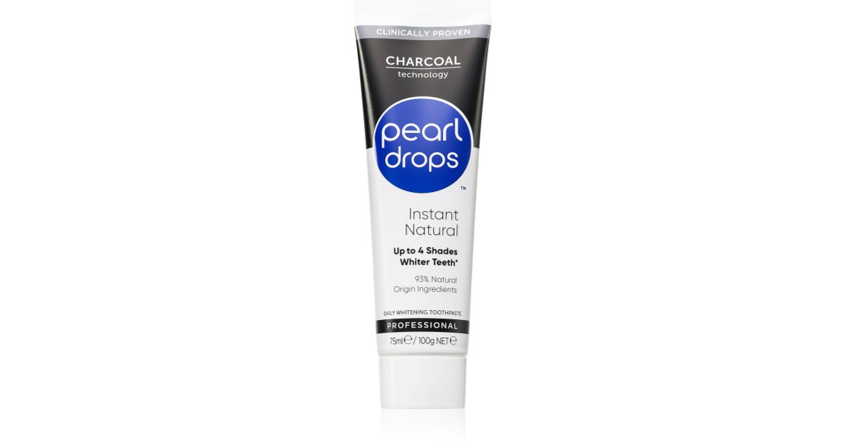 Pearl Drops Instant Natural Black whitening toothpaste | notino.co.uk