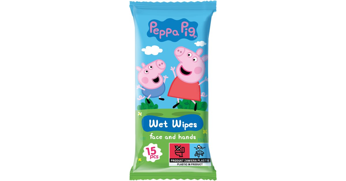Peppa Pig Wet Wipes Vådservietter til børn | notino.dk