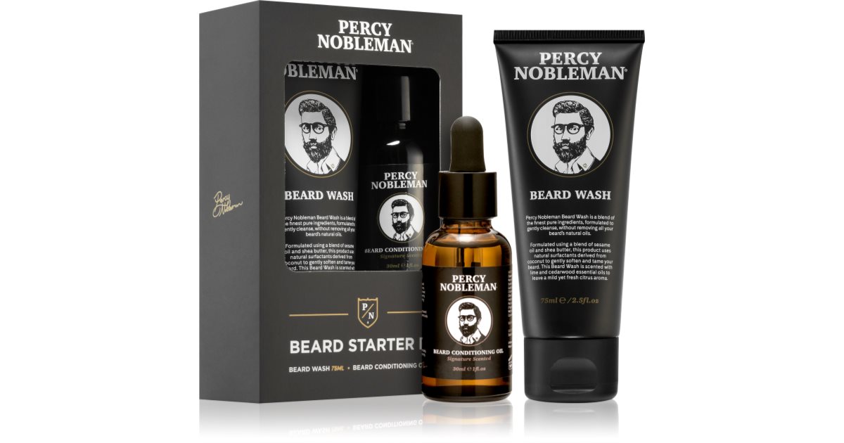 Percy Nobleman Beard Starter Kit Beart Starter Kit комплект за брадата ...