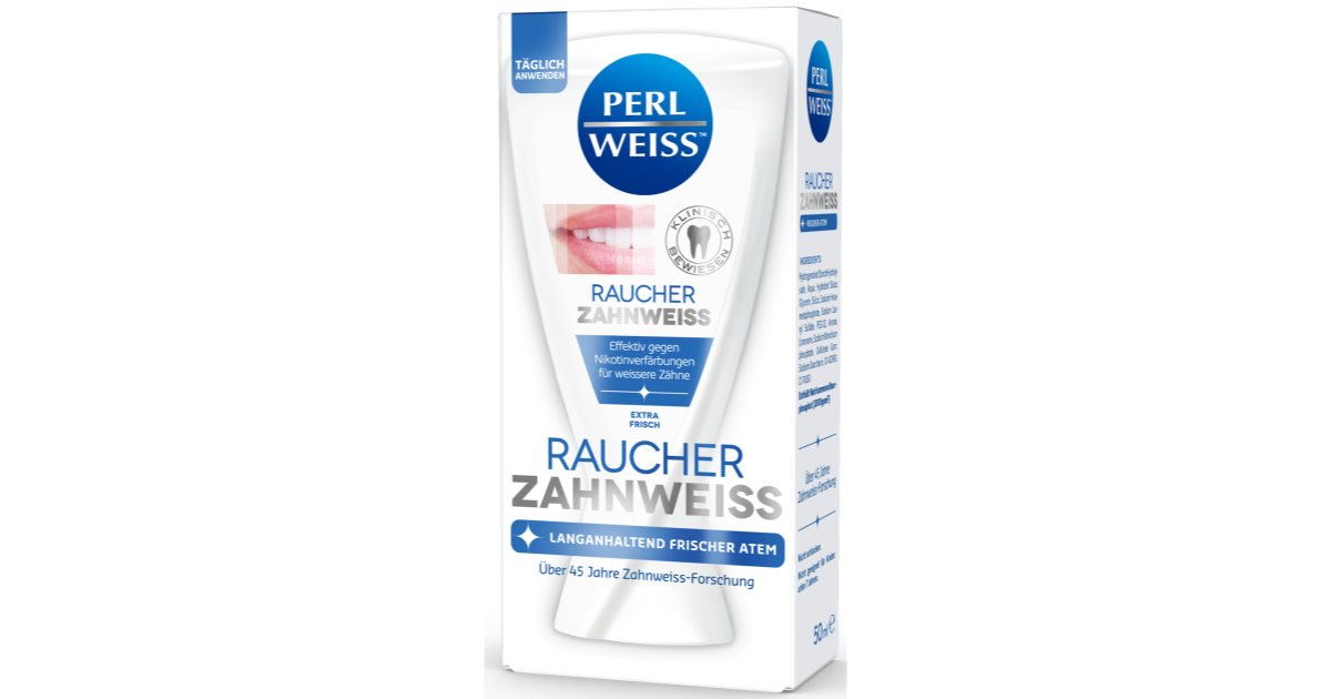 Perl Weiss Bleaching Toothpaste for Smokers Whitening Toothpaste for ...