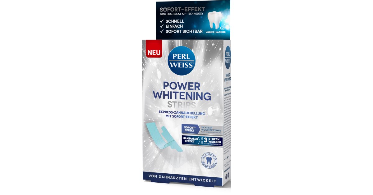 Perl Weiss Power Whitening Strips | Livrare rapida! | Notino.ro