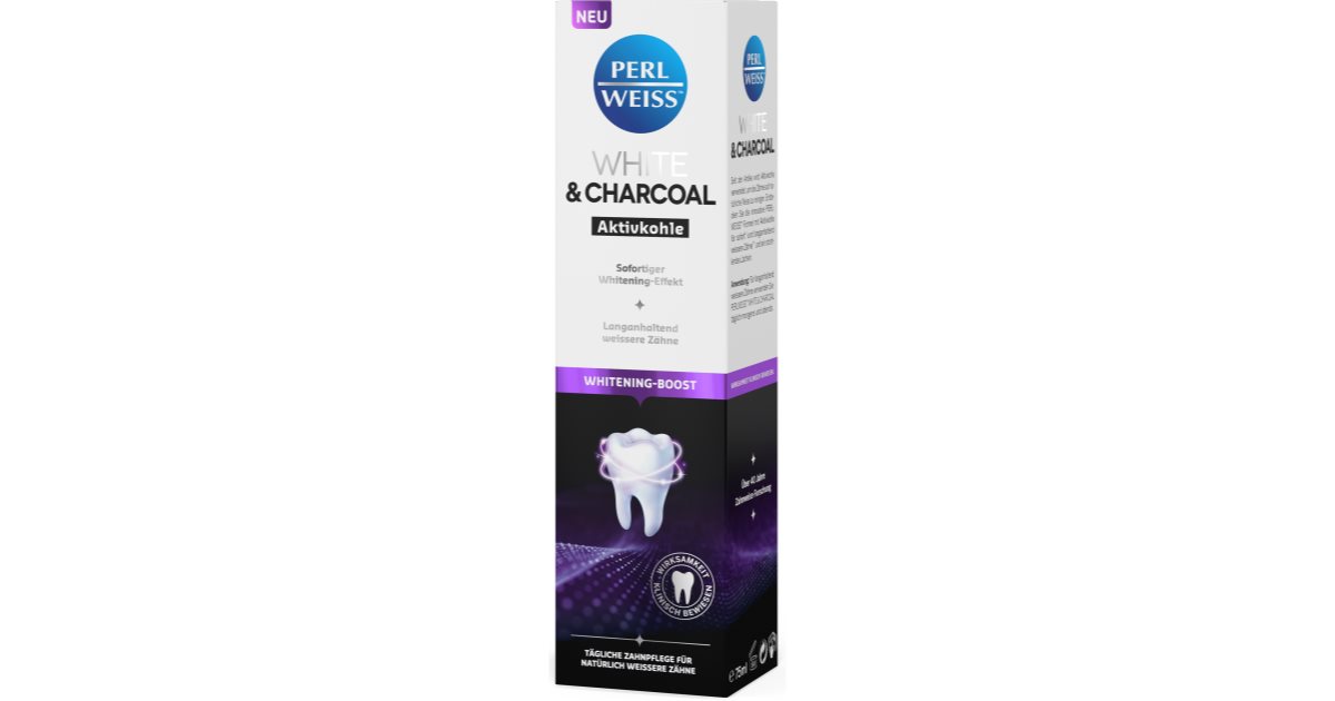 Perl Weiss White & Charcoal whitening toothpaste | notino.co.uk