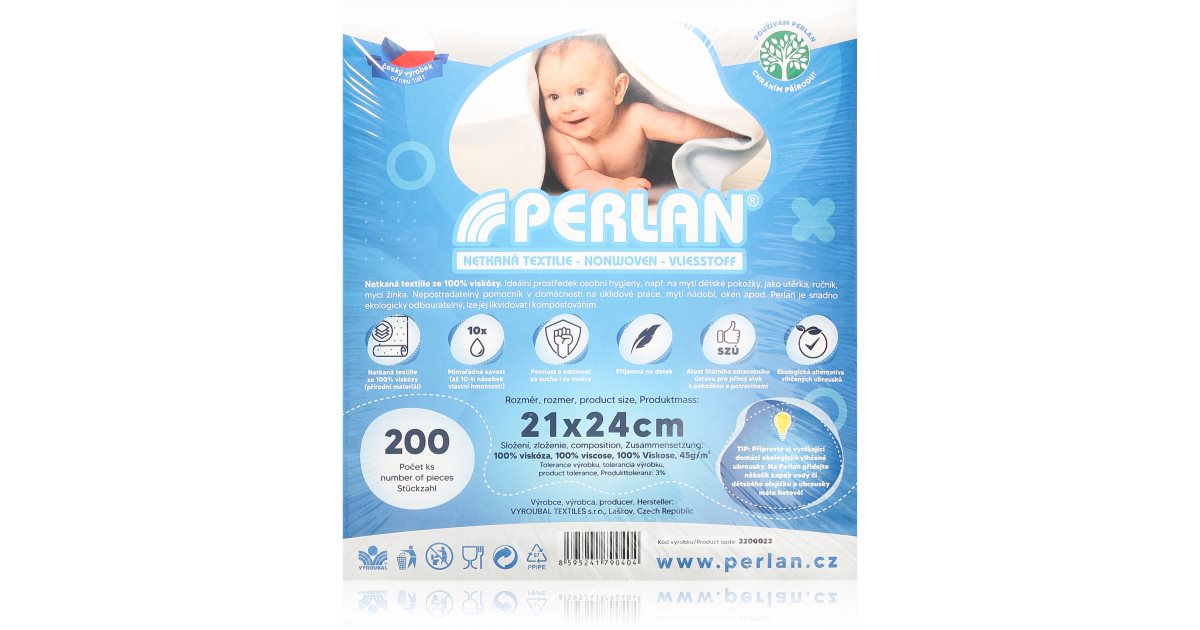 Perlan Perlan 21x24cm zdravotnícky prostriedok netkaná textília | notino.sk