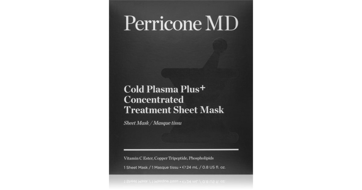 Perricone MD Cold Plasma Plus+ Treatment Sheet Mask Nourishing Sheet ...