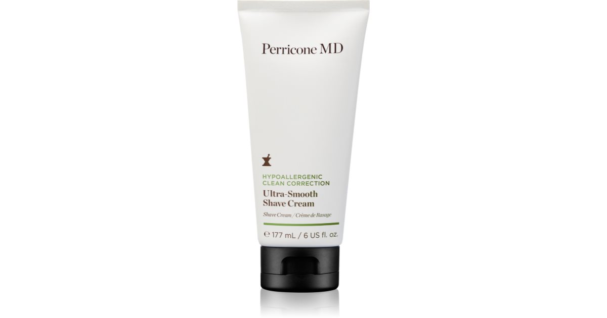 Perricone MD Hypoallergenic Clean Correction Ultra-Smooth Shave Cream ...