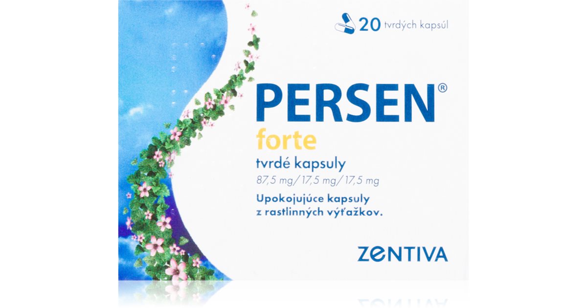 Persen Persen forte 8,75mg/17,5mg/17,5mg tvrdé tobolky pri ťažkostiach ...