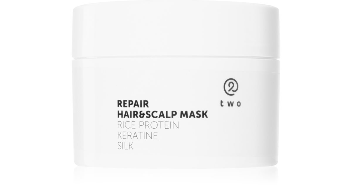 two cosmetics Repair Hair & Scalp Mask regenerating mask for dry and ...