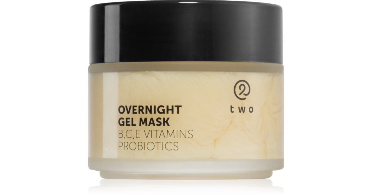 two cosmetics Overnight Gel Mask masque visage hydratant et nourrissant ...