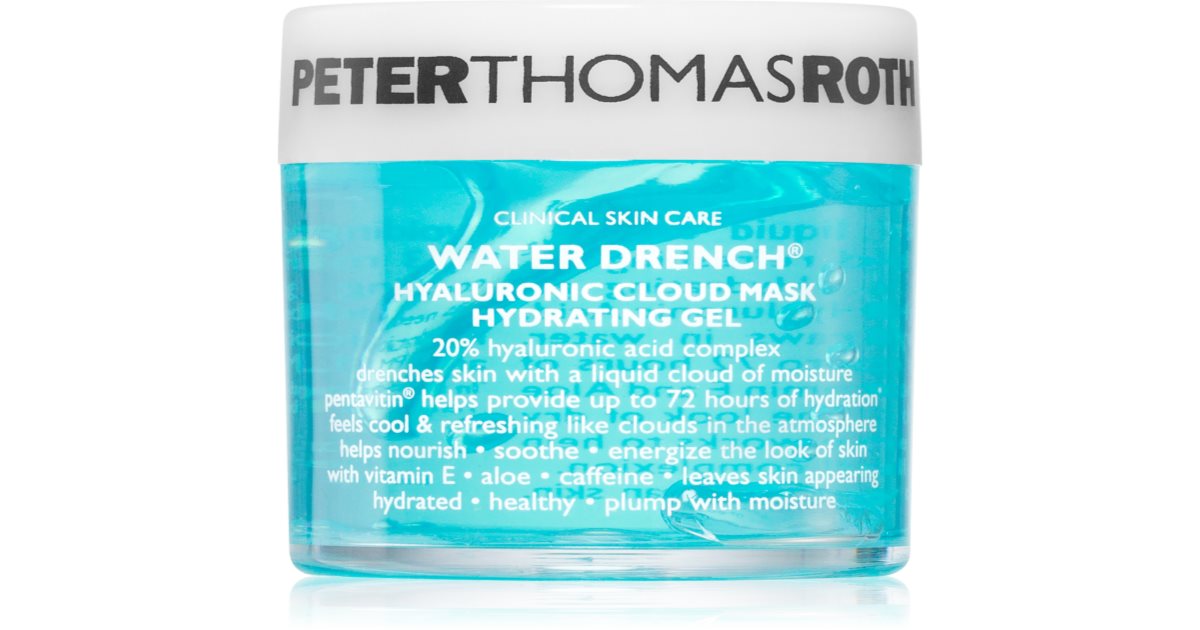 Peter Thomas Roth Water Drench Hyaluronic Cloud Mask Hydrating Gel ...