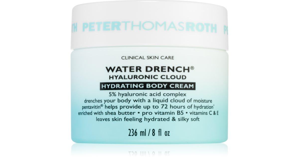 Peter Thomas Roth Water Drench Hyaluronic Cloud Body Cream Moisturising ...