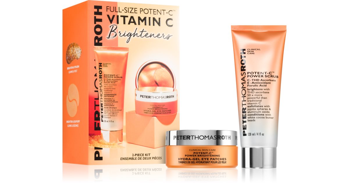 Peter Thomas Roth Potent-C Vitamin C Brighteners set gift set to treat ...