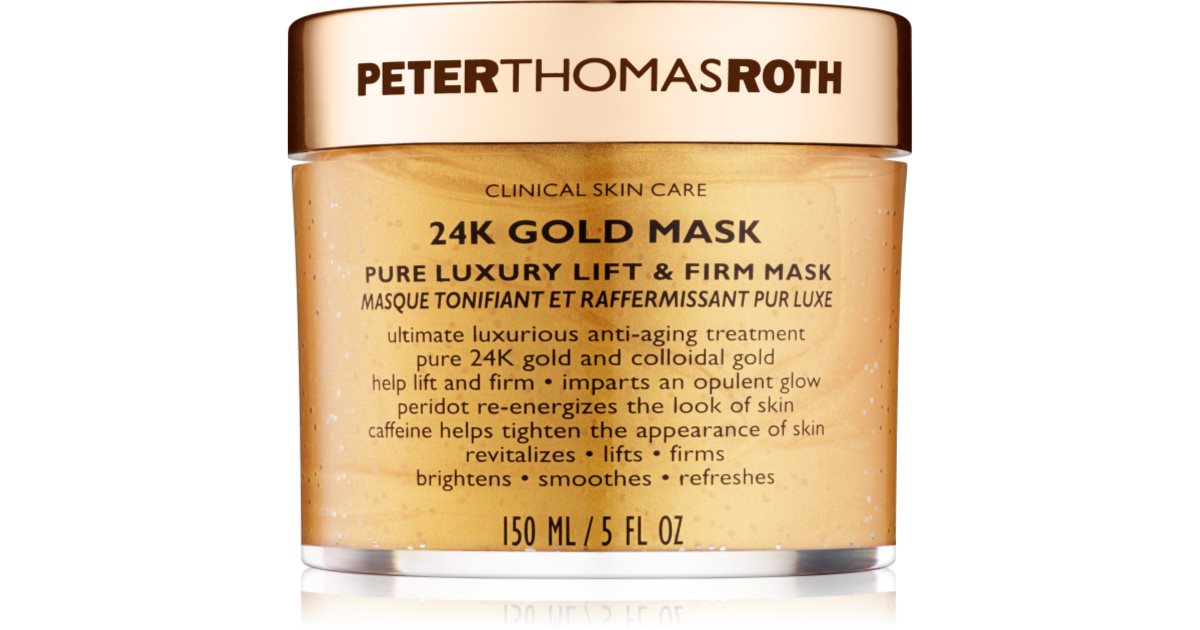Peter Thomas Roth 24K Gold Mask Pure Luxury Lift and Firm Mask | notino ...