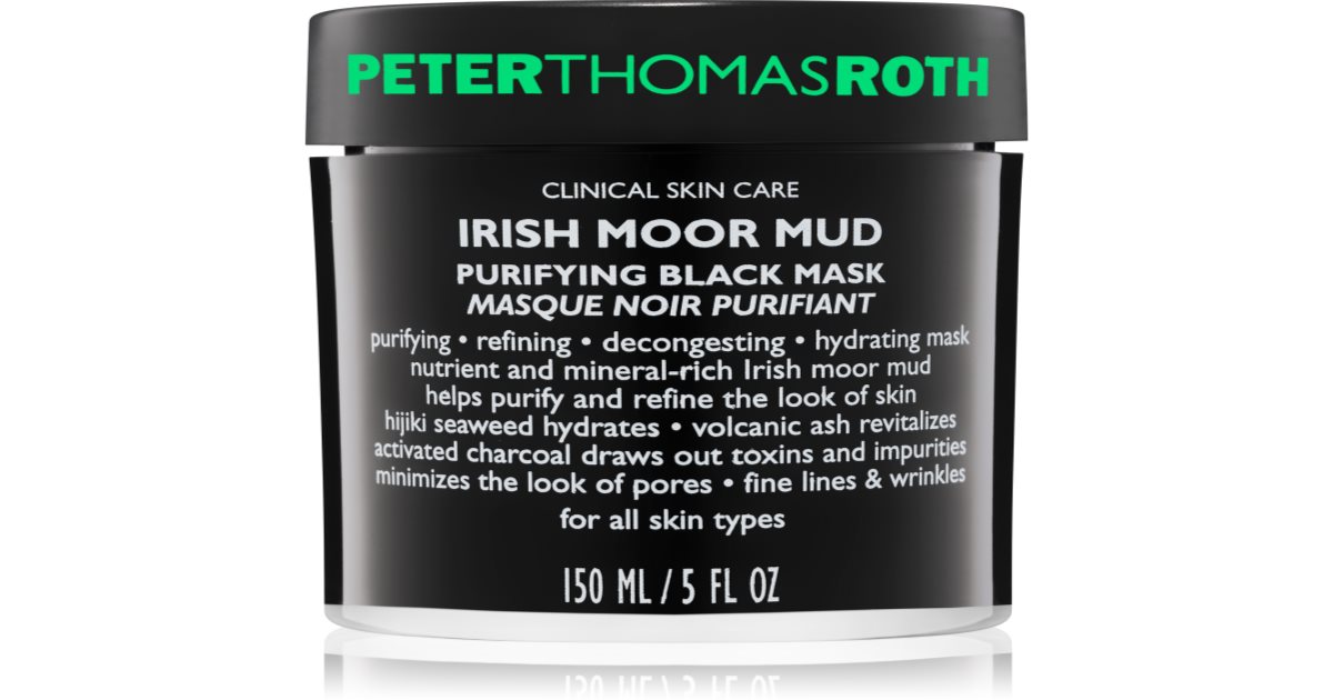 Peter Thomas Roth Irish Moor Mud Mask čisticí černá maska | notino.cz