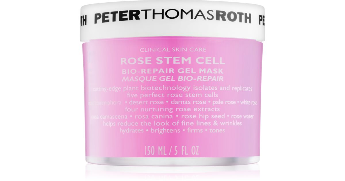 Peter Thomas Roth Rose Stem Cell Atjaunojoša želejveida maska ar ādas ...