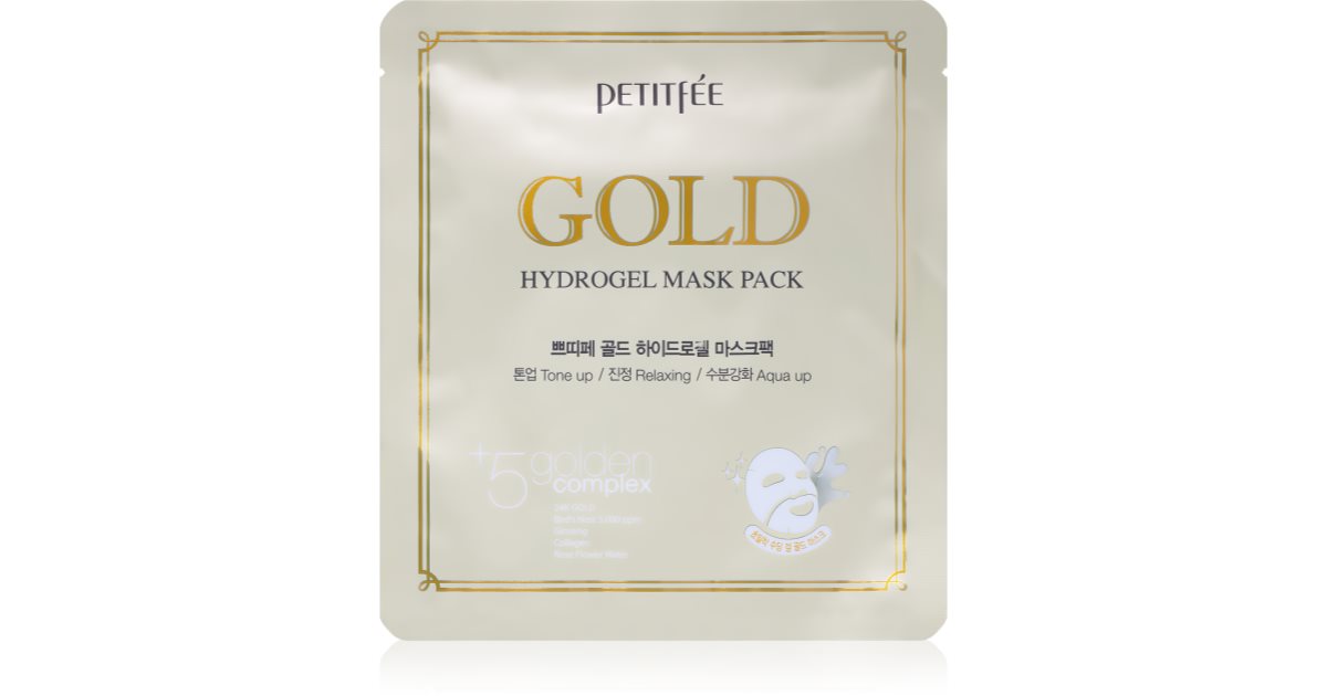 Petitfée Gold Intensive Hydrogel Mask with 24 carat gold | notino.ie