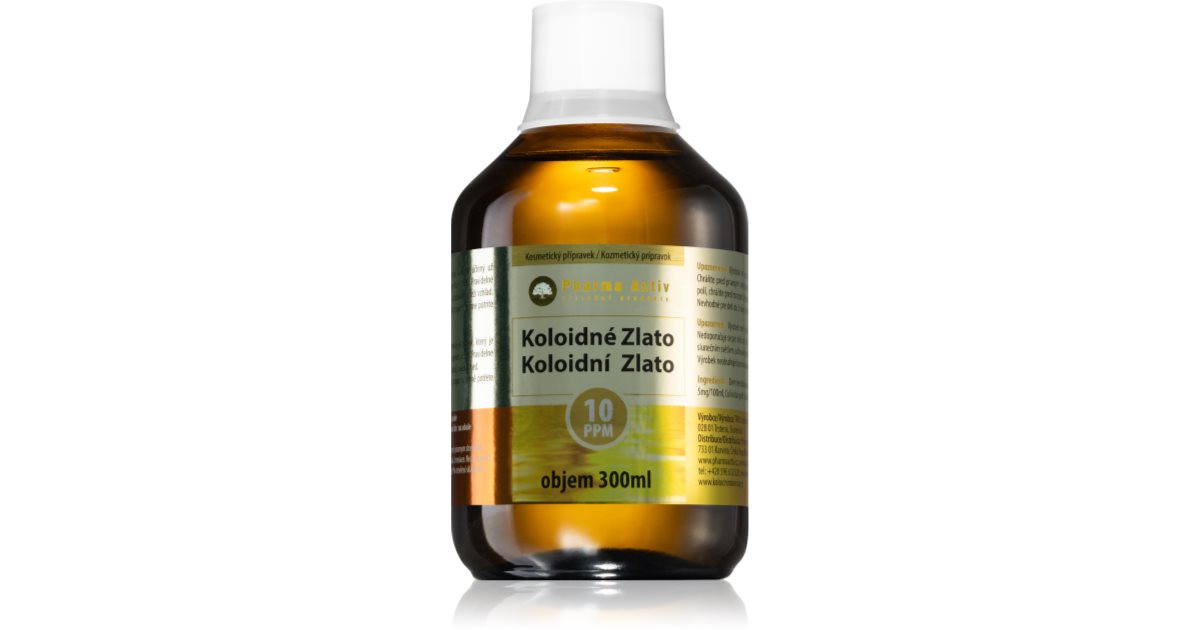 Pharma Activ Colloidal gold 10 ppm valomasis tirpalas | notino.lt