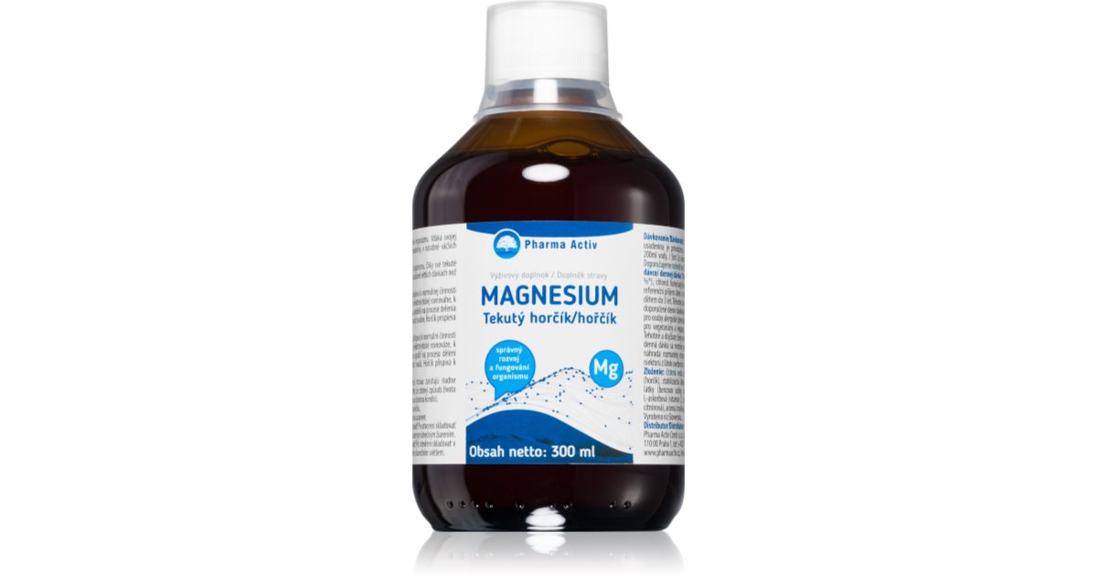 Pharma Activ Magnesium tekutý hořčík sirup pro podporu zdraví kostí a ...