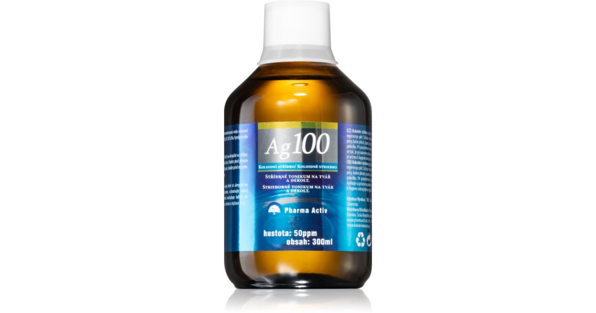 Pharma Activ Colloidal silver 50ppm tónico limpiador con plata coloidal ...