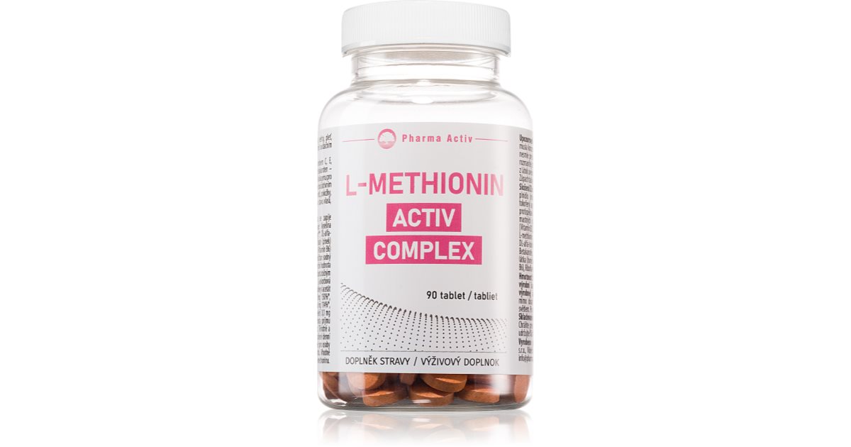 Pharma Activ L-methonin Activ Complex tablety pro krásné vlasy, pleť a ...