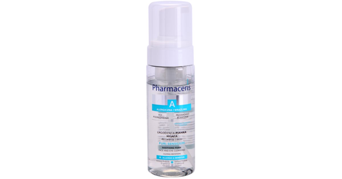 Pharmaceris A-Allergic&Sensitive Puri-Sensilium foam cleanser for face ...