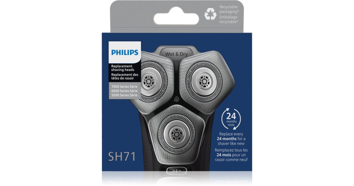 Philips 5000/7000 Series SH71/50 replacement shaver heads Review ...
