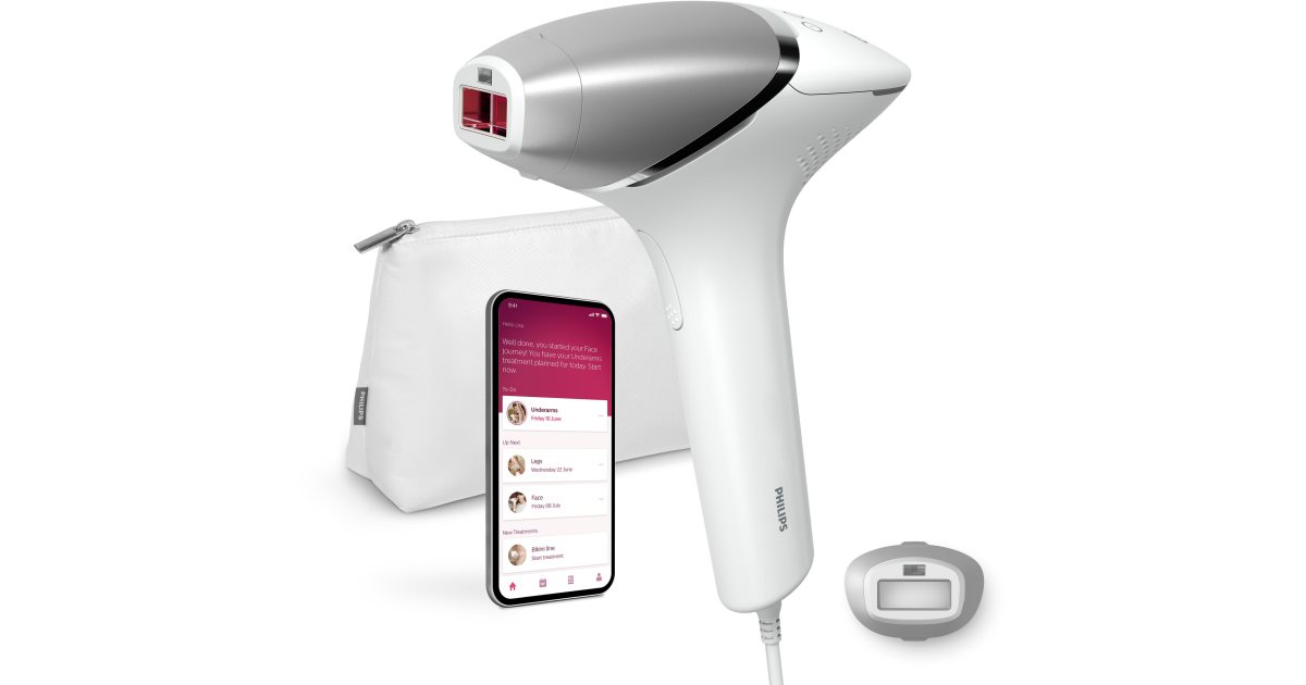 Philips Lumea IPL 8000 BRI940/00 IPL for body, face, bikini area and ...