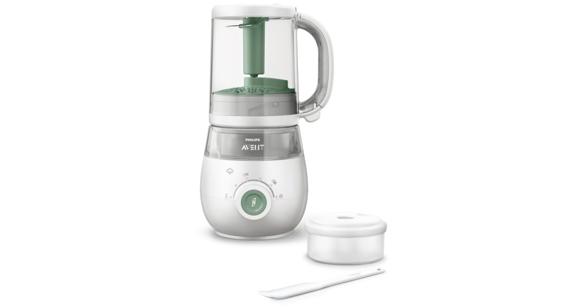 Philips Avent Baby Food Maker 4in1 SCF885/01 steam pot and mixer 4-in-1 ...