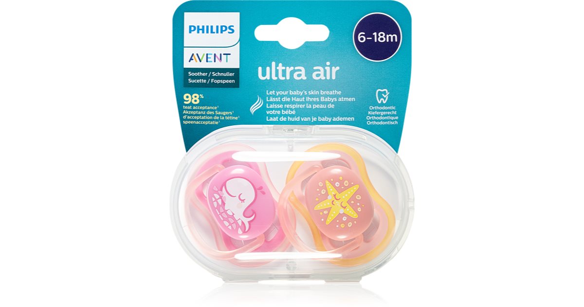 Philips Avent Soother Ultra Air 6-18 m dummy | notino.co.uk